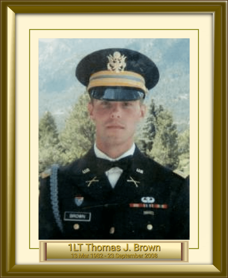 United States Army First Lieutenant Thomas J. Brown – Shelton ...