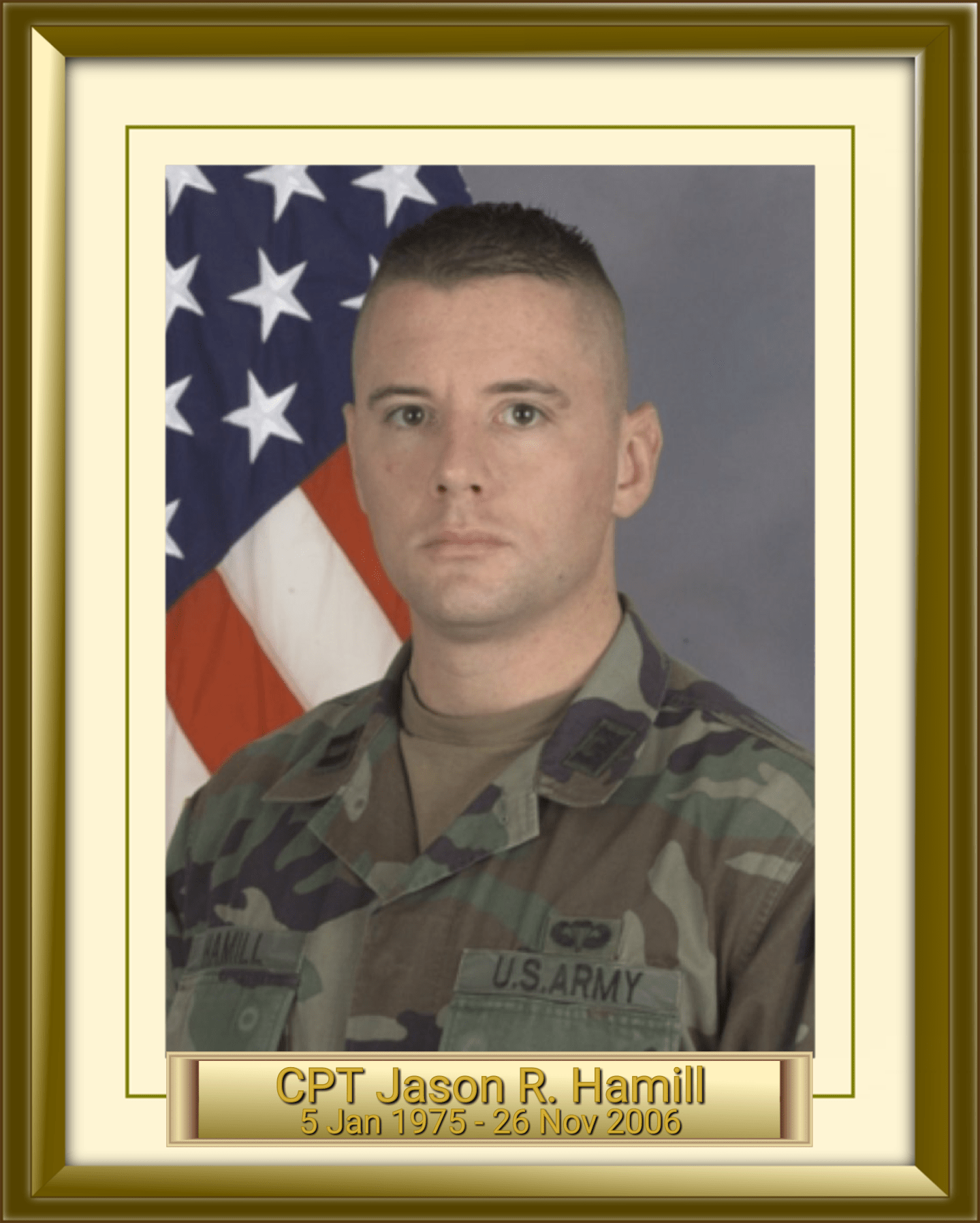 Celebrating the Life of Captain Jason R. Hamill on His Birthday ...
