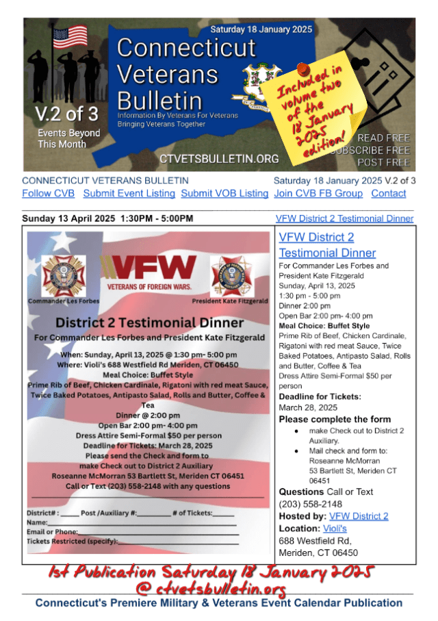 car shows May 2025 – CONNECTICUT VETERANS BULLETIN