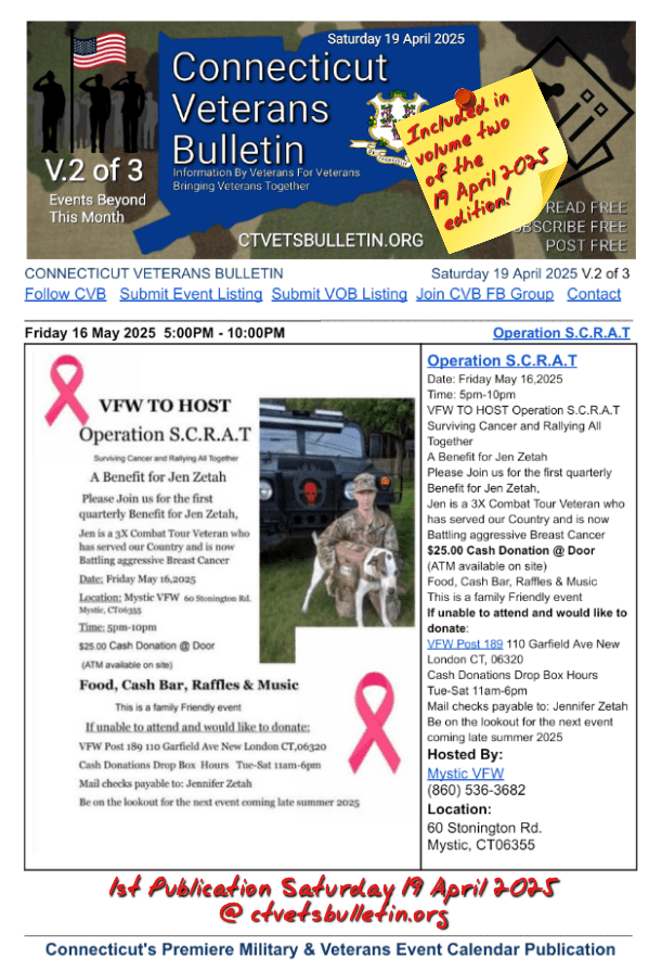 Memorial Day 2025 Danbury – CONNECTICUT VETERANS BULLETIN