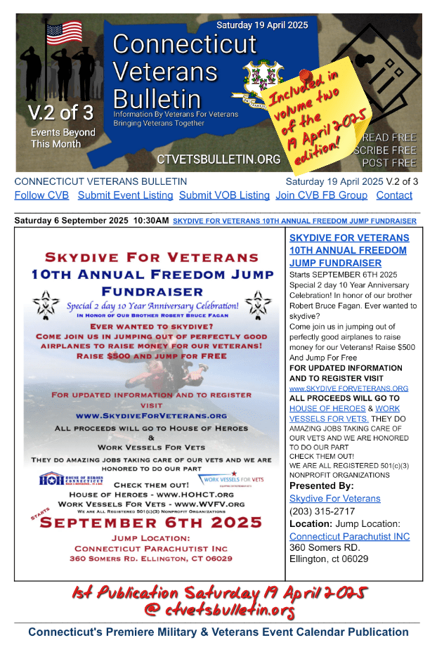 Memorial Day 2025 Danbury – CONNECTICUT VETERANS BULLETIN