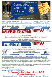 Operation Stand Down CT 2025 – CONNECTICUT VETERANS BULLETIN