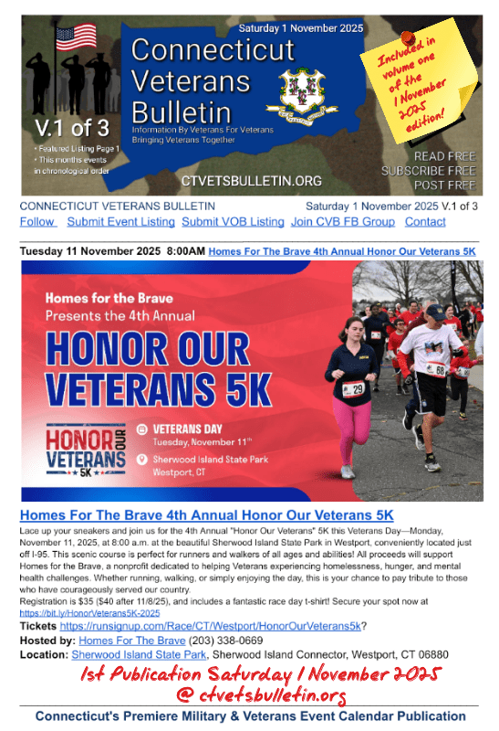 18th Annual Event – CONNECTICUT VETERANS BULLETIN